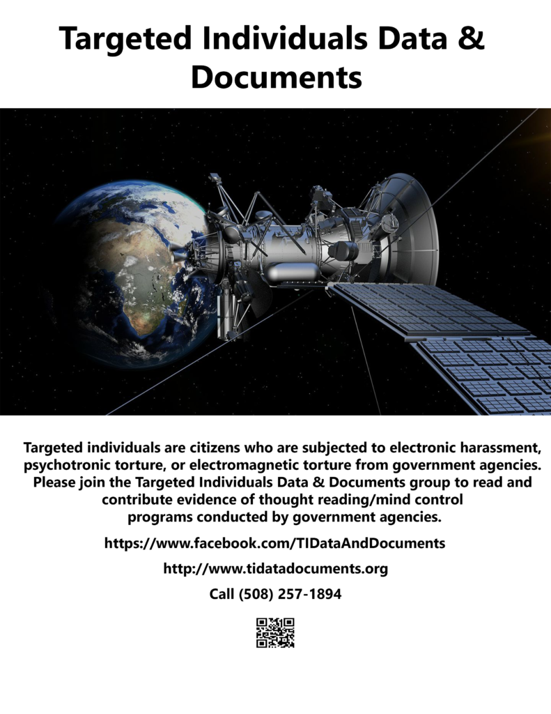 Flyers | Targeted Individuals Data & Documents