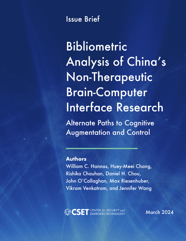 Bibliometric Analysis of China’s Non-Therapeutic Brain-Computer ...